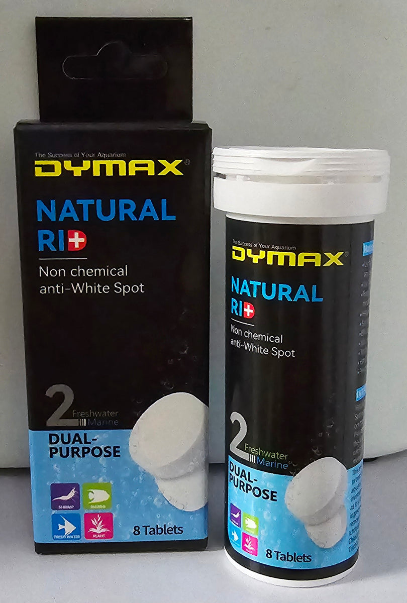 Dymax Natural Rid Non Chemical Anti White Spot – Modern Aquatic Design Aquariums